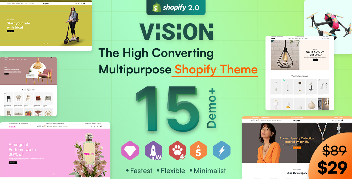 Vision | Multipurpose, Clean, Versatile, Responsive Shopify Theme OS 2. ...